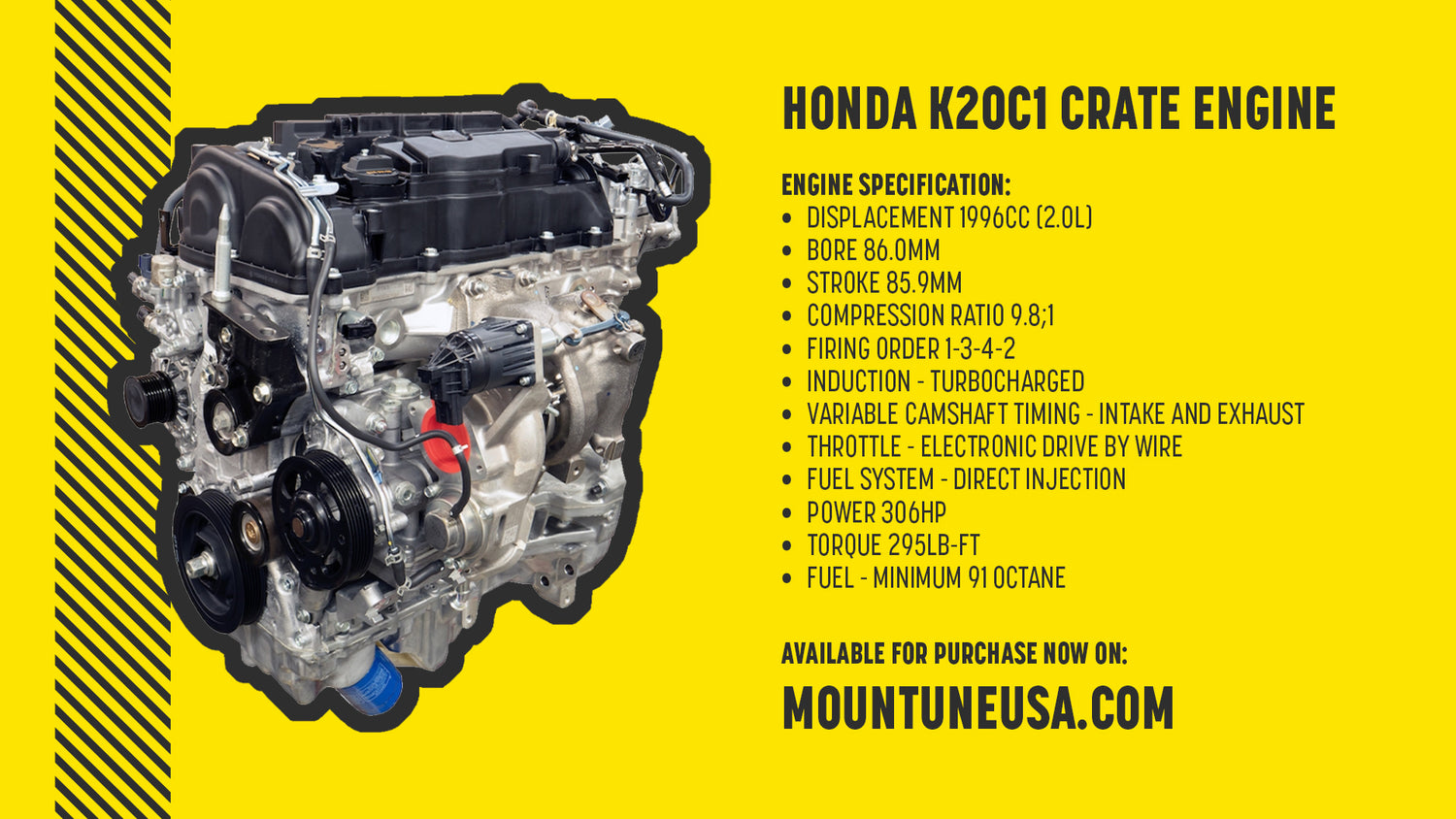 Honda K20C1 Crate Engine and Controls Package Now Available! – Mountune USA