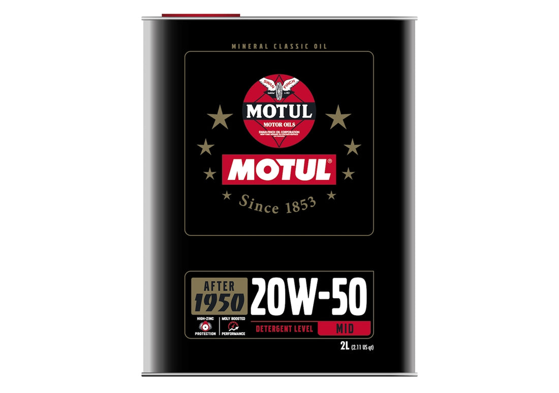 Motul Classic Performance 20W-50 (2L) – Mountune USA